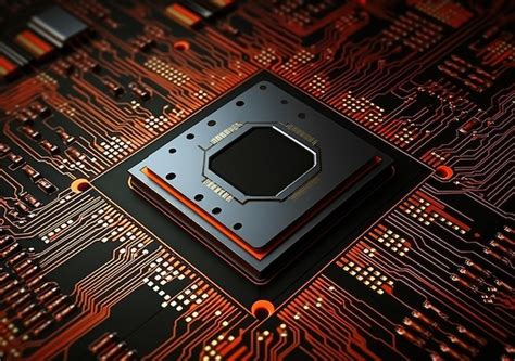 Premium Ai Image Advanced Technology Concept Visualization Circuit Board Cpu Processor