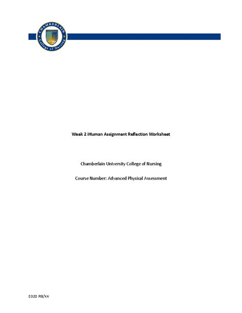 Week 2 I Human Assignment Reflection Worksheet Delphin Week 2 Ihuman Assignment Reflection