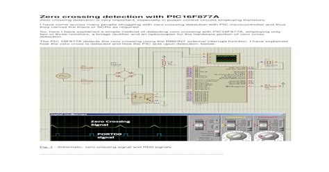 pdf zero crossing detection with pic16f877a pdfslide