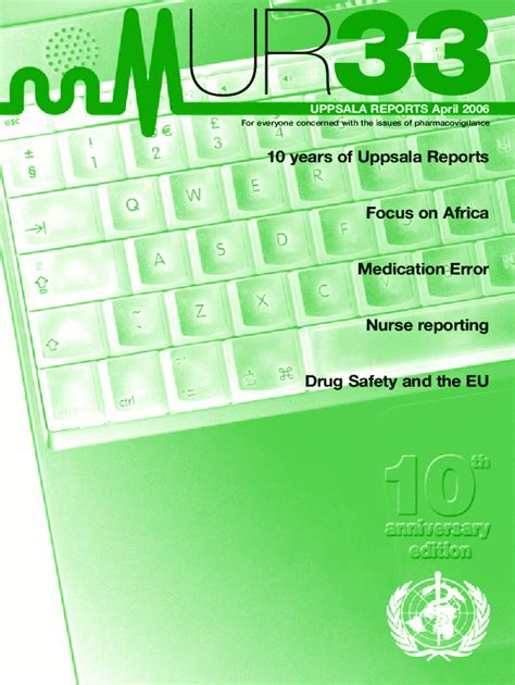 Fillable Online Medication Error Reporting For Patients In Africathe Time To Fax Email Print