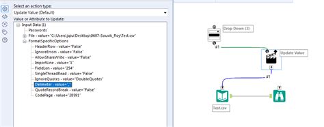 solved delimiter as an input to input tool from user in a alteryx