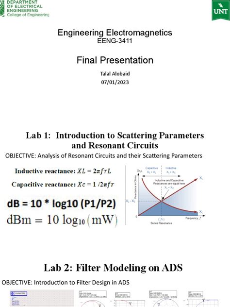 Engineering Electromagnetics Final Presentation Pdf