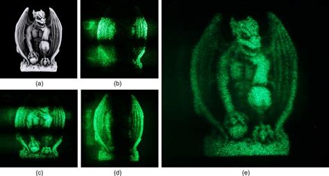 Gargoyle Statue A The Original Object And Holographic Download