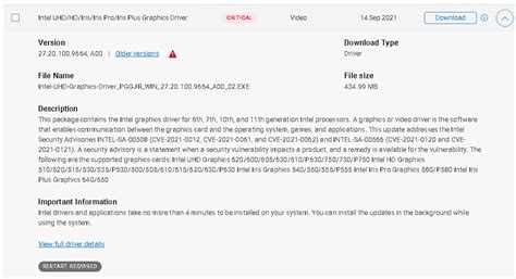 Solved Intel Driver Support Assistant Keeps Prompting For Same Update Intel Community
