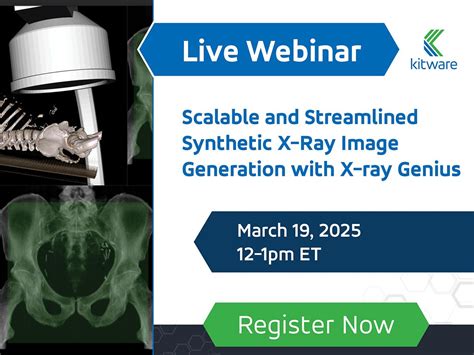 Free Webinar Scalable And Streamlined Synthetic X Ray Image Generation Kitware Inc