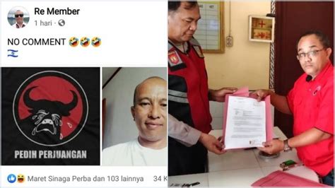 Kader Pdip Laporkan Akun Fb Unggah Meme Banteng Menangis Ke Polsek Parapat
