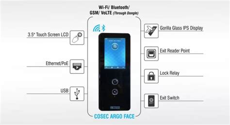 Matrix Cosec Argo Facei Biometric Face Attendance Machine