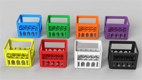 Bottle Crates 3d Model By Grishmanovskij Anton Bottle Crates 3d Model By Grishmanovskij Anton