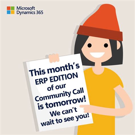 Dynamics365 Communitycall Erp Microsoftcommunity
