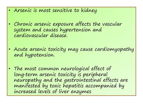 Arsenic And Mercury Ppt