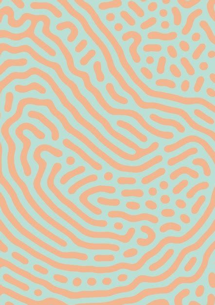premium vector turing pattern structure oraganic lines background