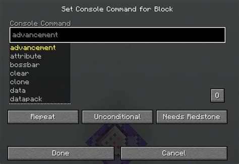 Repeating Command Block In Minecraft