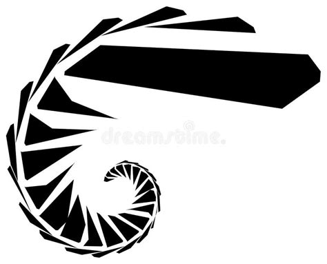 Geometric Shape Angular Edgy Element On White Stock Vector Illustration Of Circular