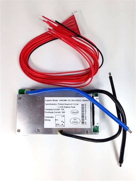 48v 13s battery management system bms vruzend diy battery kit