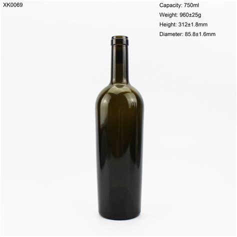 New Type 750ml Wine Glass Bottle 960g Buy High Quality Wine Bottle