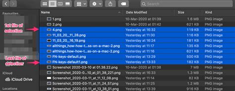 How To Select Multiple Files On Mac