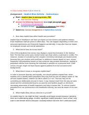 Exploring Implicit Bias In Healthcare A Critical Analysis Course Hero