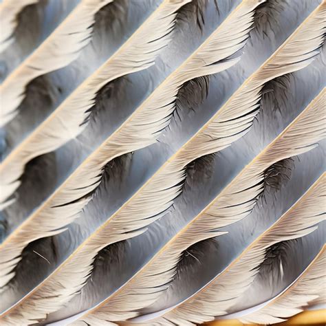 Premium Ai Image Feather Pattern