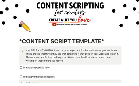 Notion Template Gallery Content Scripting For Creators