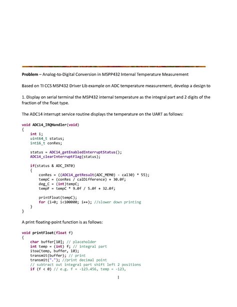 Ecec Lecture Notes 1 Electrical And Computer Engineering Problem Analog To Digital