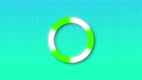 Simple Clen Carga Animación Con Dotas Digitales Rejilla Que Mueve