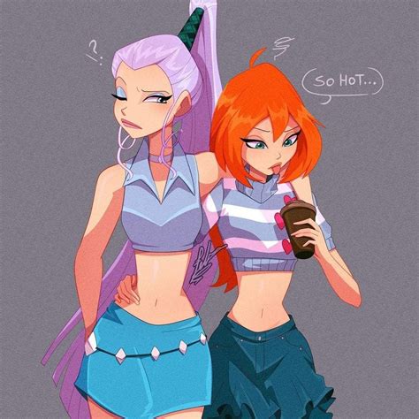 Winx Club Au Where Bloom And Her Nemesis Icy Are Lovers Rcartoonbelly