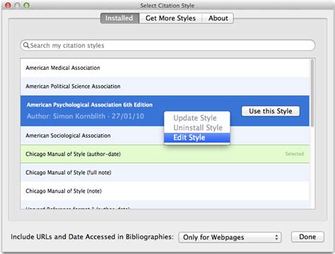 Using The Citation Style Editor With Mendeley Desktop Citation Style Languagecsl Editor
