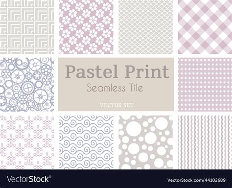 Silhouette Of A Floral Pattern Seamless Tile Vector Image