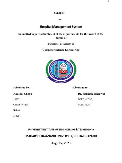 project synopsis pdf software testing databases