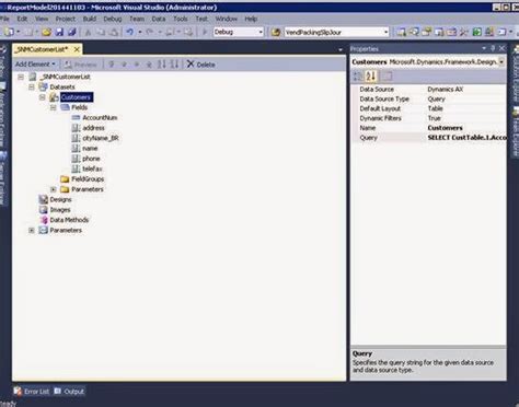 Ms Dynamics Ax 2012 How To Create Ssrs Report With Parameters In Ms