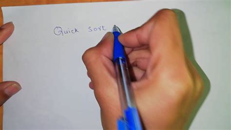 Quick Sort Algorithm And Analysis Youtube