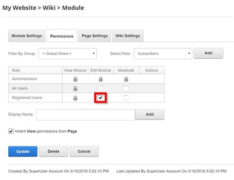 Revindex Resources Knowledge Base Module Permissions