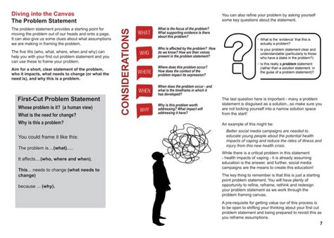 Problem Framing Canvas Handbookpdf Arts And Crafts Hobbies And Interests