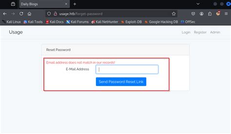 Hackthebox Usage Writeup Vibhu