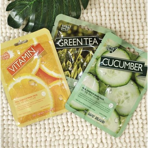 May Island Real Essence Mask Pack Korea (25ml) | Shopee Malaysia