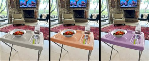 Brink House Folding Tv Tray Table Set Of 2 Pastel