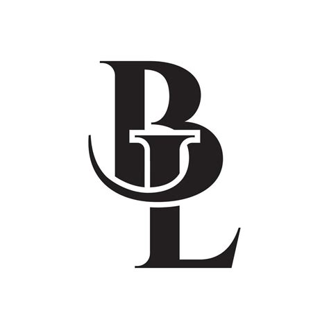 Bl Icon Logo Design Vector Isolated On White Background 11477238 Vector Art At Vecteezy