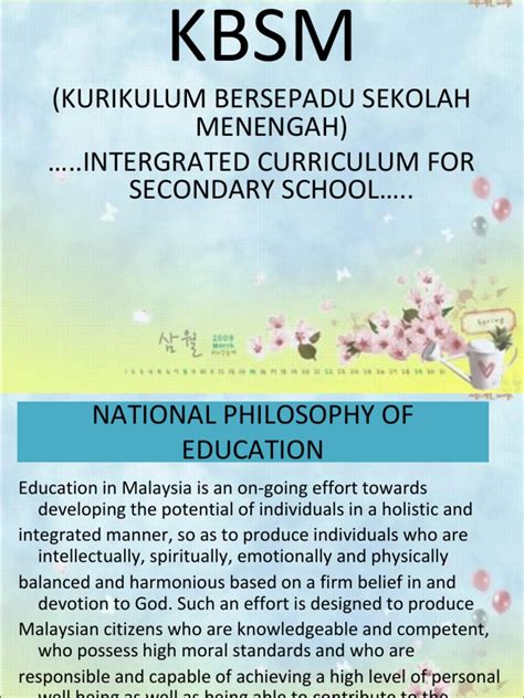 Kbsm Pdf Curriculum Teachers