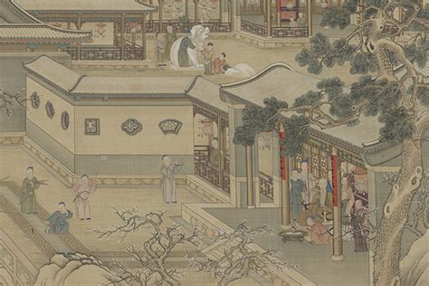 郎世宁等乾隆帝岁朝行乐图轴 故宫名画记
