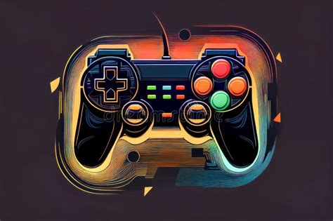 Video Game Controller Minimalist Created With Generative Ai