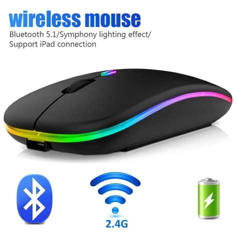 Pantxike Backlit Bluetooth Silent Rechargeable Mouse Techtronics Shop
