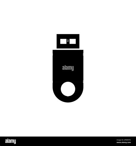Usb Icon Vector Flash Disk Icon Vector Stock Vector Image Art Alamy