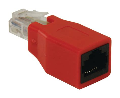 CAT Netwerk Adapter RJ Male RJ Female Rood Kabelmaxx