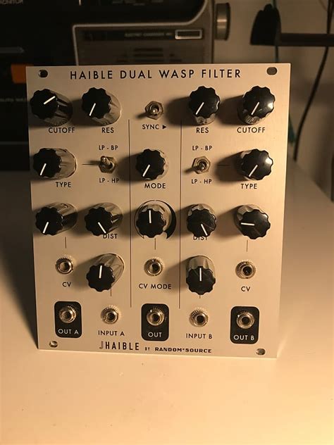 Random Source Haible Dual Wasp Filter 2020s Silver Reverb