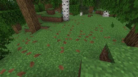 Less Leaf Litter Minecraft Texture Pack