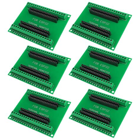 6 Pack Esp32 Breakout Rrf12 Board Shield Gpio 1 Into 2 For 38pin Esp32 Development Board Esp32