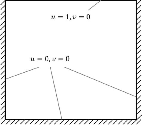 Geometry And Boundary Conditions For Lid Driven Cavity Flow Download Scientific Diagram
