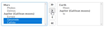 Picklist Through Which We Can Move Items Between Two List Like Duallist Component And Which