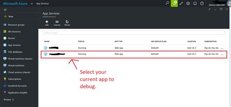 Attach Debugger Not Working For Azure Websites In Visual Studio Stack Overflow