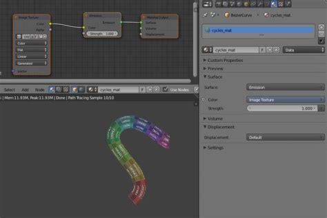 Texturing Adding A Texture Map To A Beveled Curve Or Path Blender Stack Exchange Texture